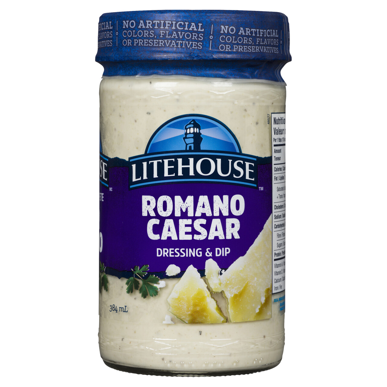 Litehouse Dressing Romano Caesar 384 ml - Voilà Online Groceries & Offers