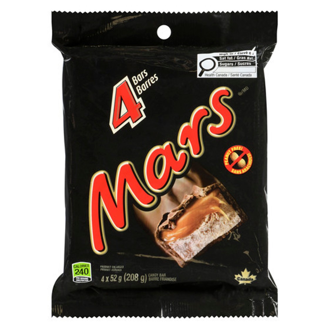 Mars Peanut Free Chocolate Candy Bar 4 Full Size Bars 208 G Voilà
