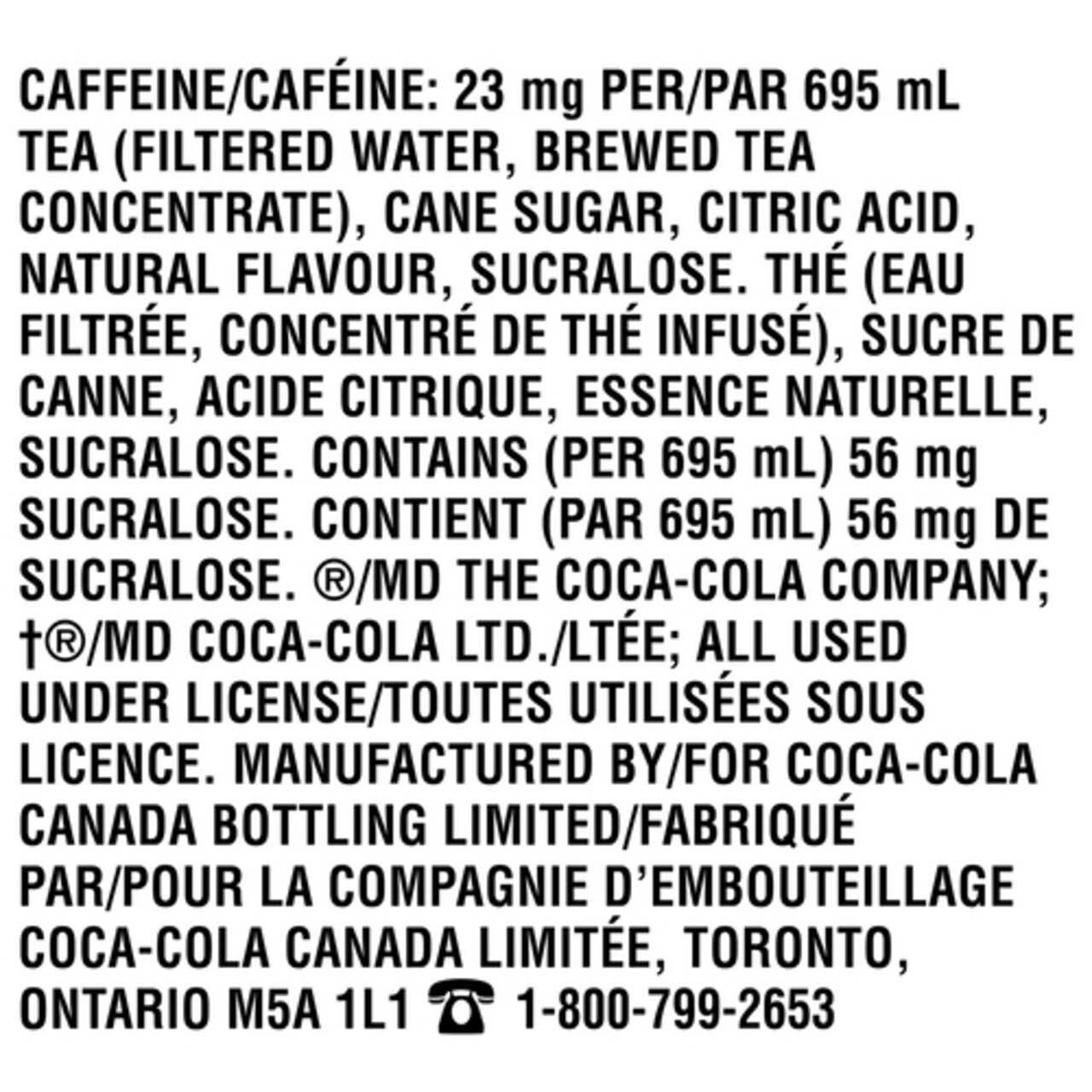 Peace Tea Razzleberry Raspberry 695 ml (can) - Voilà Online Groceries ...