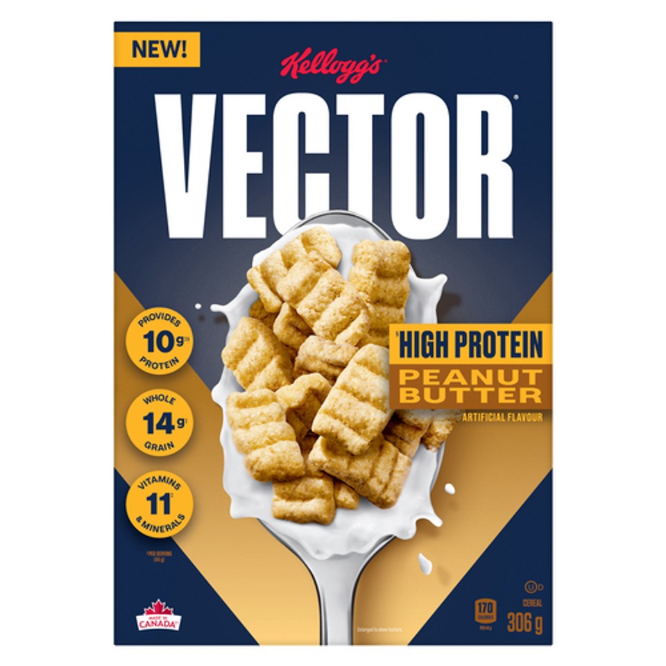 Kellogg's Vector Cereal Peanut Butter 306 g - Voilà Online Groceries ...