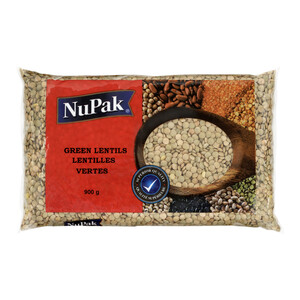 NuPak Green Lentils 900 g - Voilà Online Groceries & Offers