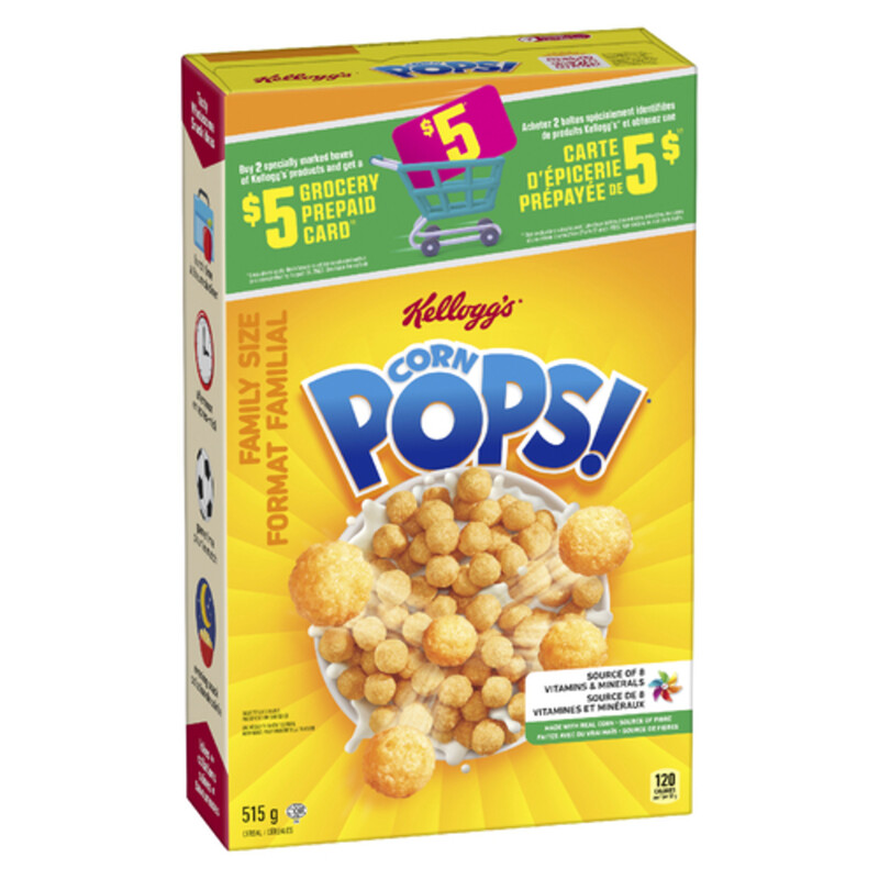 Kellogg's Cereal Corn Pops Family Pack 515 g - Voilà Online Groceries ...