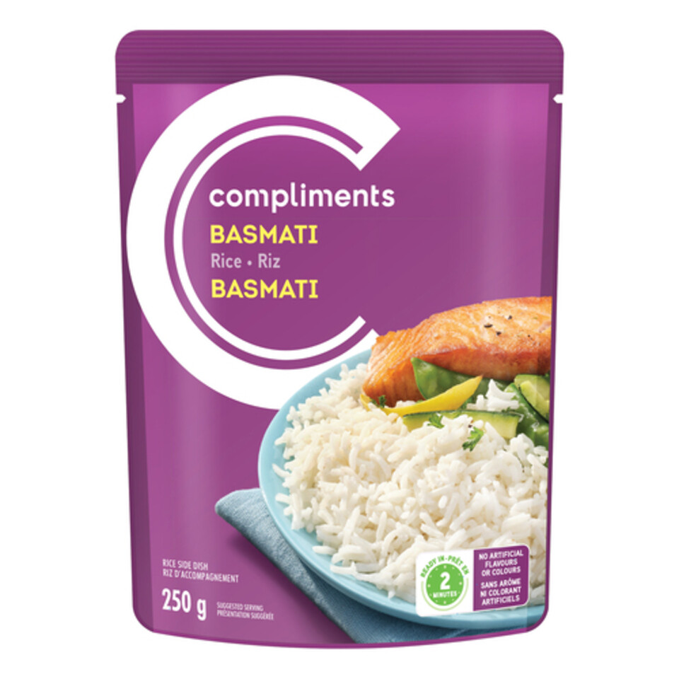 Compliments Instant Rice Basmati 250 g - Voilà Online Groceries & Offers