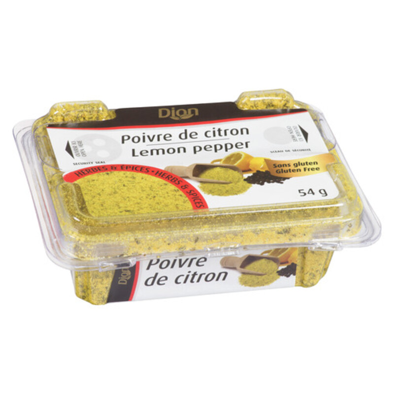Les Aliments G. Dion Foods Lemon Pepper 54 g - Voilà Online Groceries ...