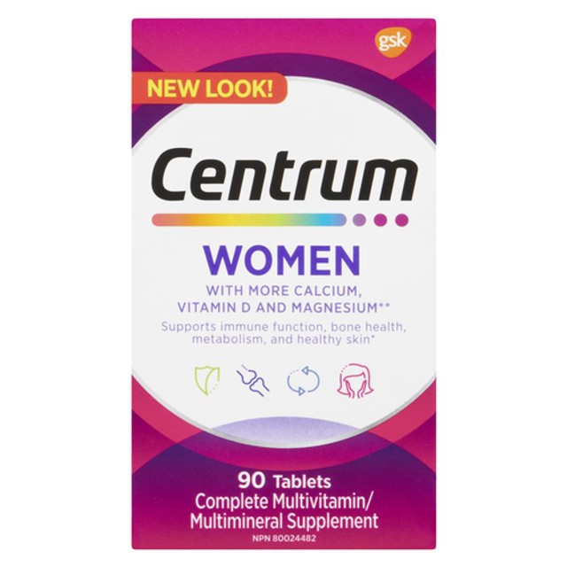 Centrum Complete Multivitamins For Women Tablets 90 Count - Voilà ...