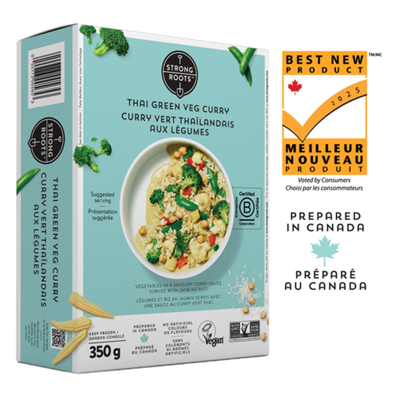 Strong Roots Thai Green Veg Curry 350 g - Voilà Online Groceries & Offers