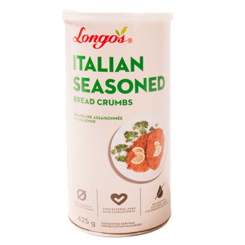 Longo's Bread Crumbs Italian Seasoned 425 g - Voilà Online Groceries ...
