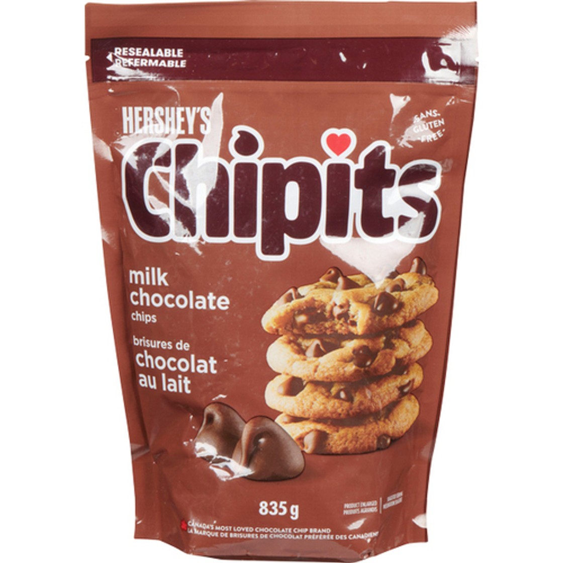 Hershey's Gluten-Free Chipits Milk Chocolate Chips 835 g - Voilà Online ...