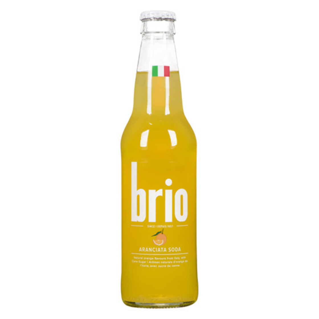 Brio Soda Aranciata 355 ml (bottle) - Voilà Online Groceries & Offers