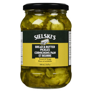 Sielski's Bread & Butter Pickles Sweet & Tangy 500 ml - Voilà Online ...