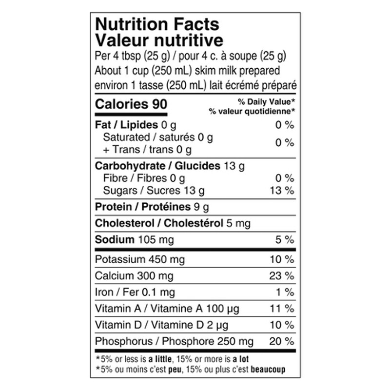 Carnation Fat Free Instant Skim Milk Powder 500 g - Voilà Online ...