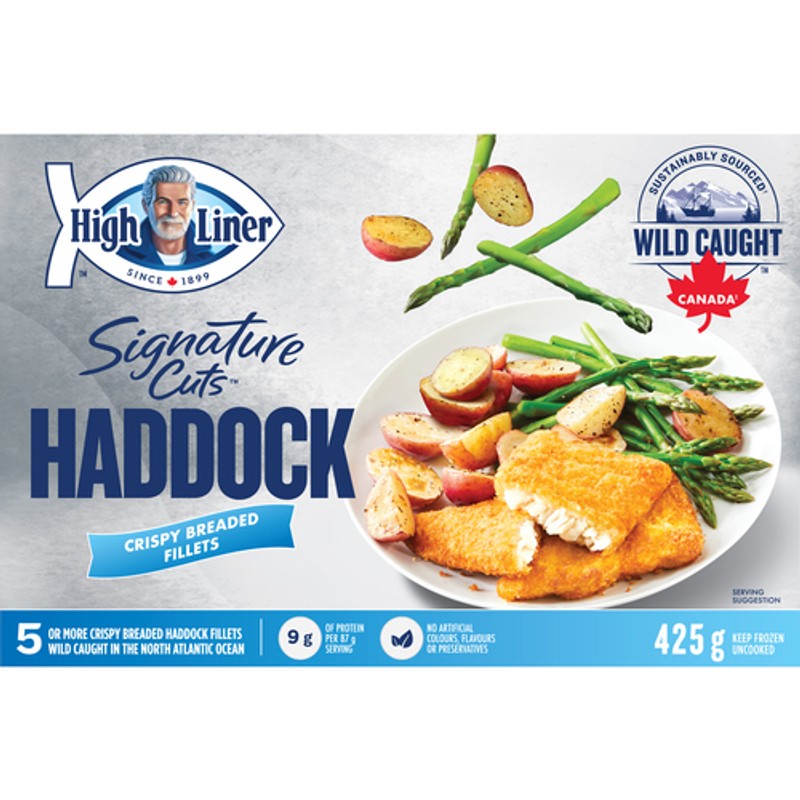 High Liner Frozen Signature Cuts Haddock Fillets Uncooked Crispy ...
