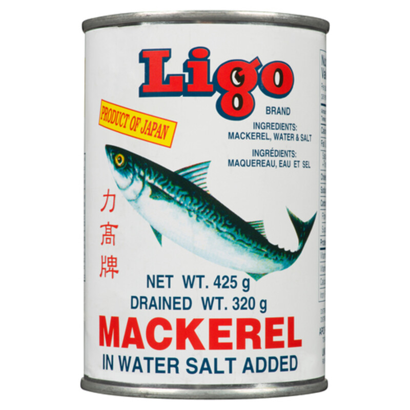 Ligo Mackerel In Water 425 g - Voilà Online Groceries & Offers
