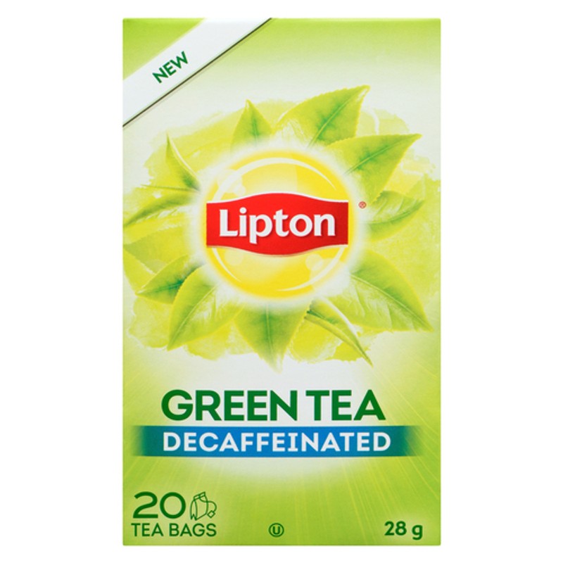 Lipton Green Tea Decaffeinated 20 Tea Bags - Voilà Online Groceries ...