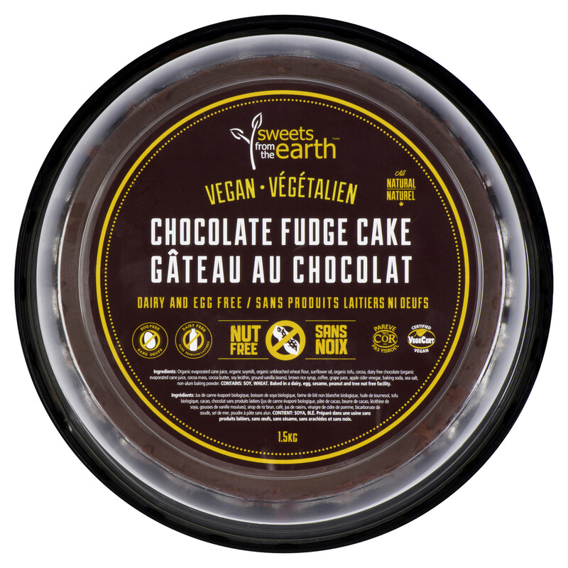 Sweets From The Earth Vegan Cake Chocolate Fudge 1.5 kg - Voilà Online Groceries & Offers