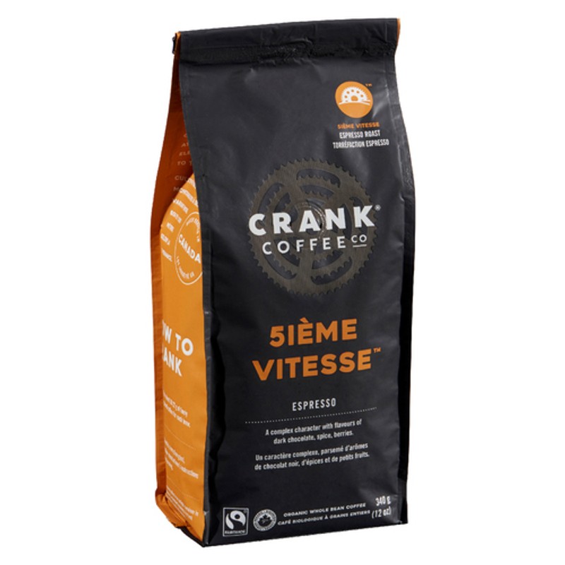 Crank Coffee Whole Bean Coffee Fifth Gear Espresso Roast 340 g - Voilà ...