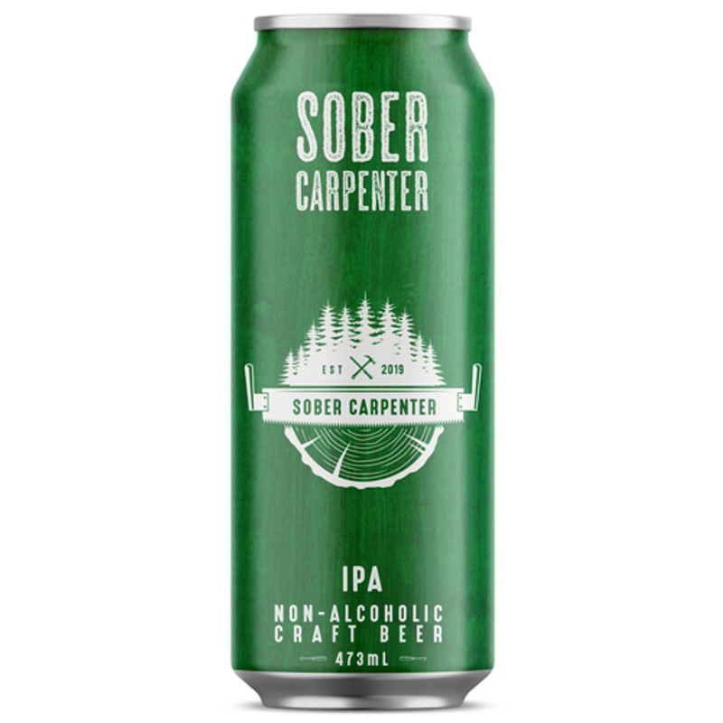Sober Carpenter Non Alcoholic Craft Beer IPA 473 ml (can) - Voilà ...