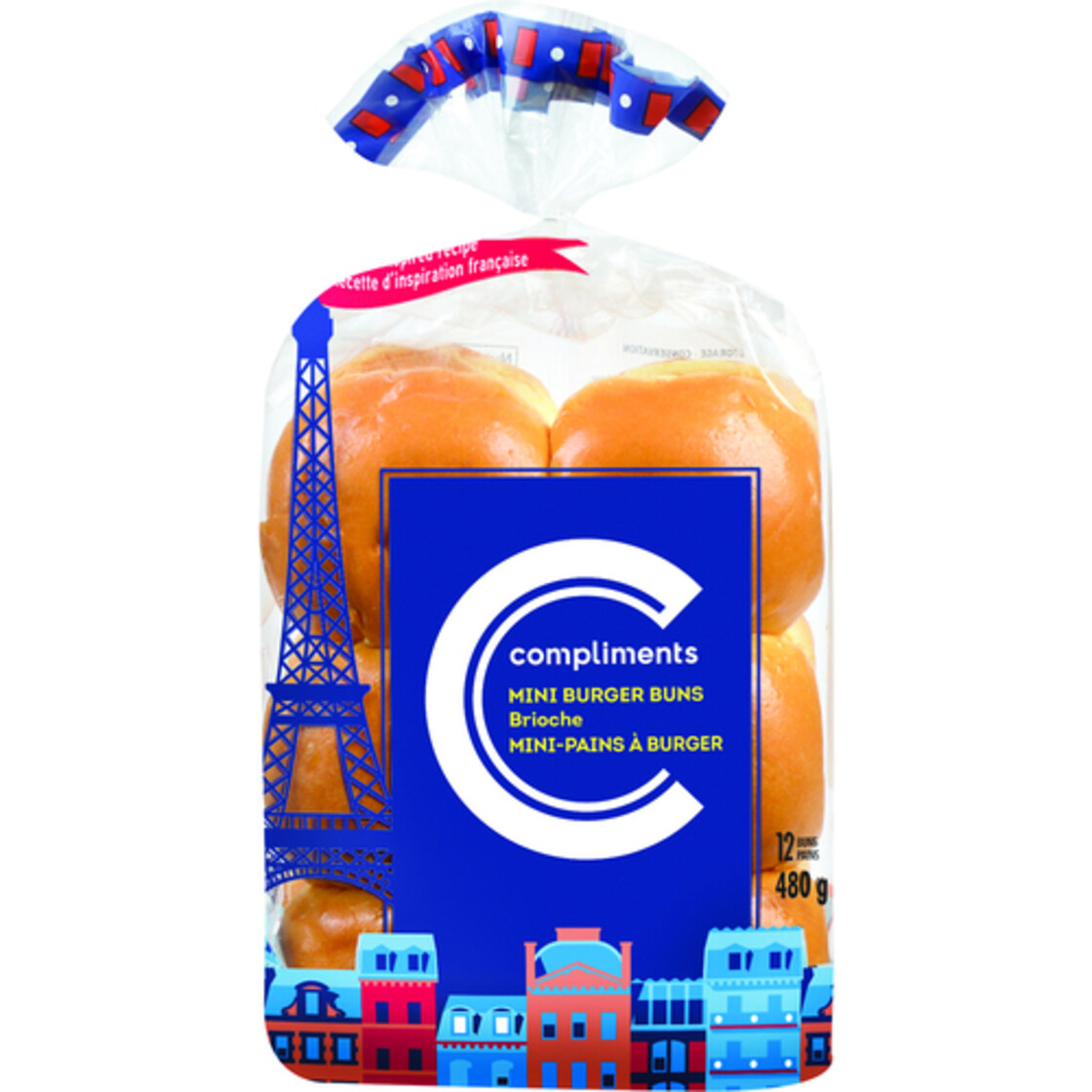 Compliments Mini Brioche Burger Buns 480 g (frozen) - Voilà Online ...