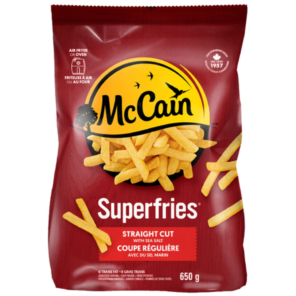 McCain Superfries Fries Straight Cut 650 g - Voilà Online Groceries ...