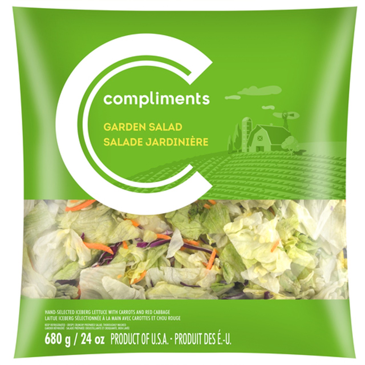 Compliments Garden Salad 680 g - Voilà Online Groceries & Offers