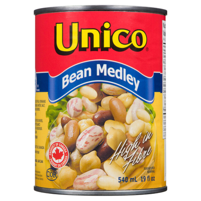 Unico Bean Medley 540 ml - Voilà Online Groceries & Offers