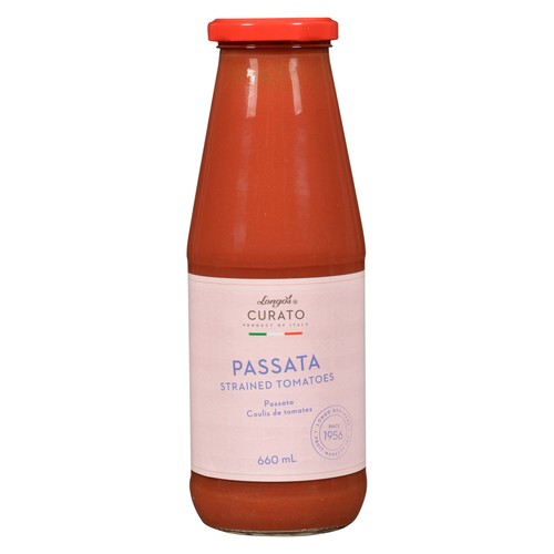 Longo's Curato Passata Strained Tomatoes 660 ml - Voilà Online ...