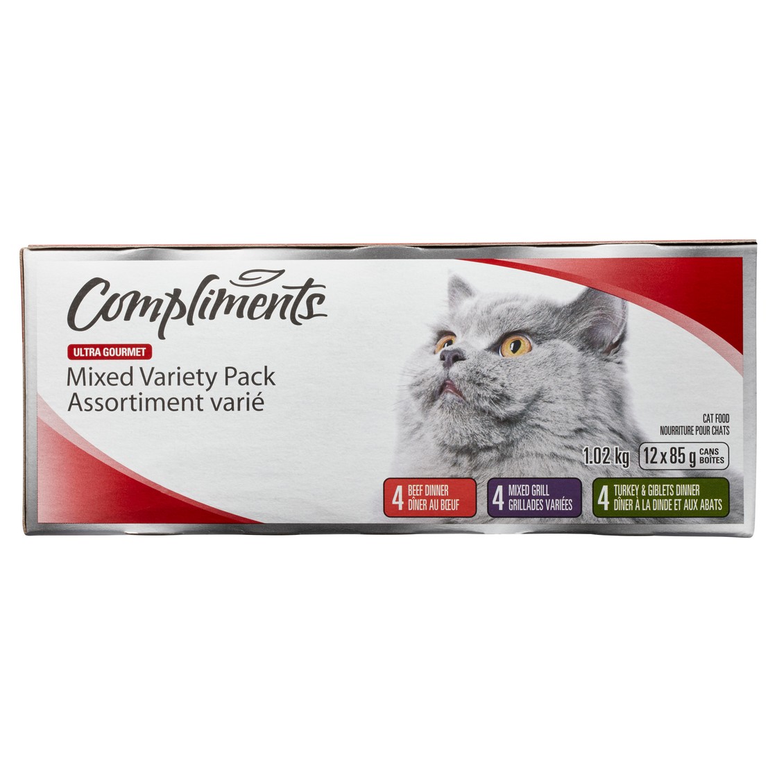 Compliments Cat Food Meaty Value Mixed Variety 12 x 85 g - Voilà Online ...