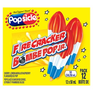 Popsicle Firecracker Ice Pops Cherry Lemon 12 x 50 ml - Voilà Online ...