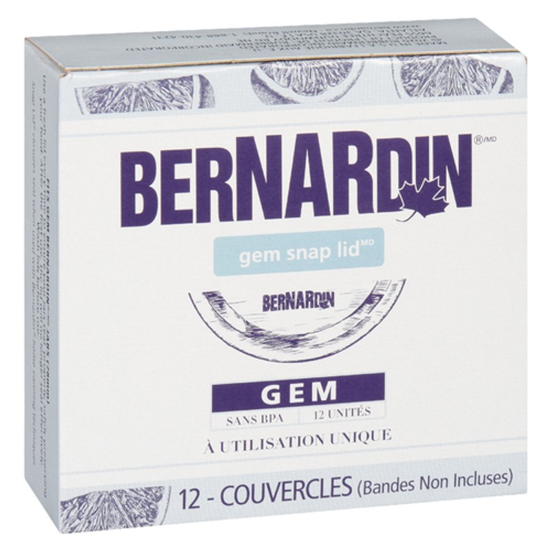 Bernardin GEM Snap Lids 12 Count - Voilà Online Groceries & Offers
