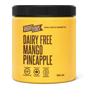 Righteous Gelato Dairy-Free Sorbetto Mango Pineapple 562 ml - Voilà ...