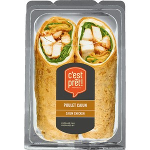 C'est Prêt! Wrap Chicken Cajun 280 g - Voilà Online Groceries & Offers