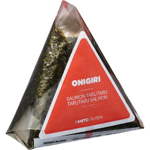 Mito Onigiri Sushi Salmon Tarutaru 120 g - Voilà Online Groceries & Offers