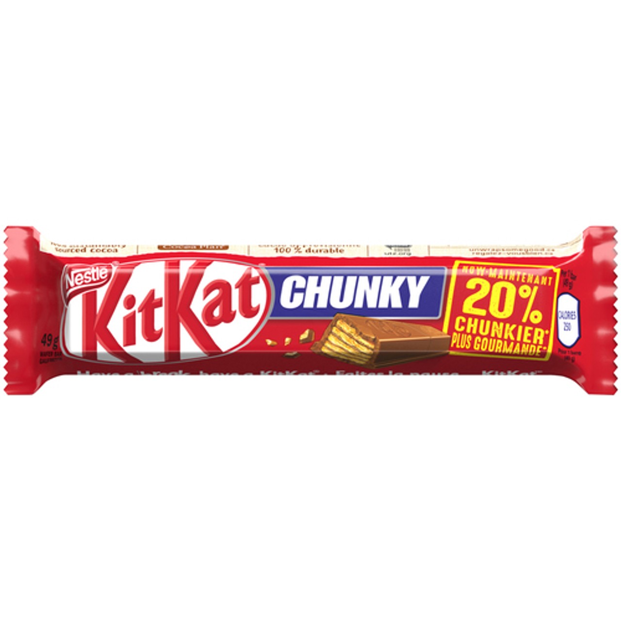 Kit Kat Chocolate Bar Chunky Milk 49 g - Voilà Online Groceries & Offers