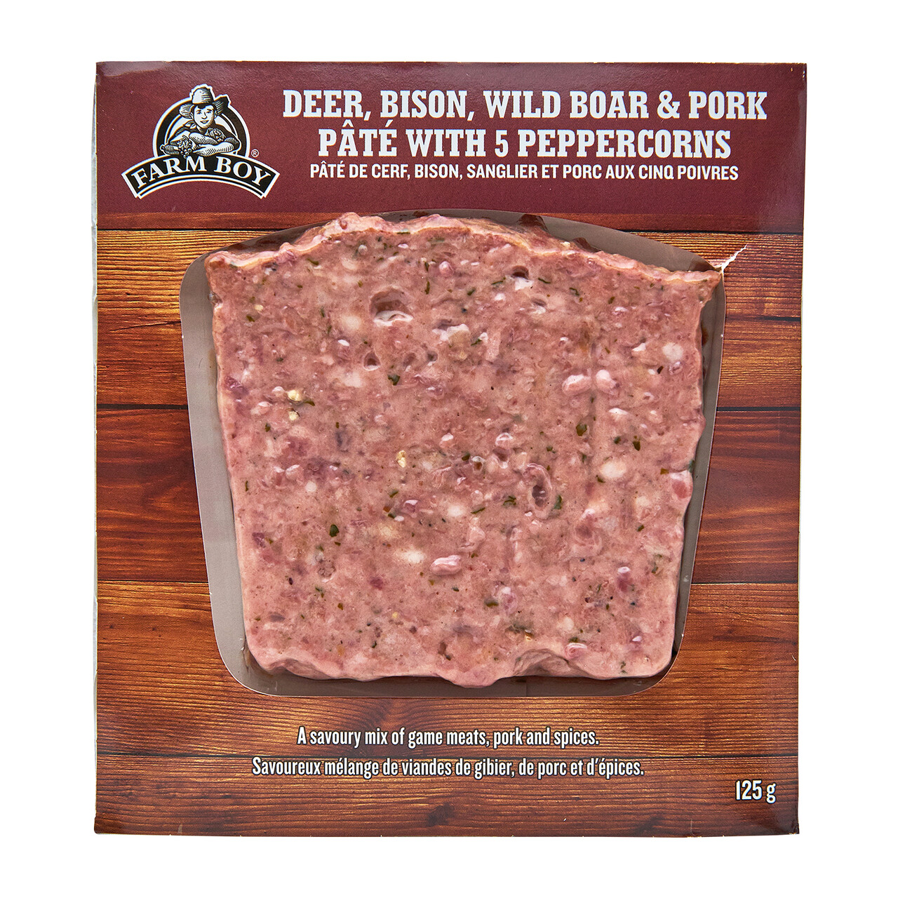 Farm Boy Meat Pâté Deer Bison Wild Boar Pork With 5 Peppercorns 150 g ...