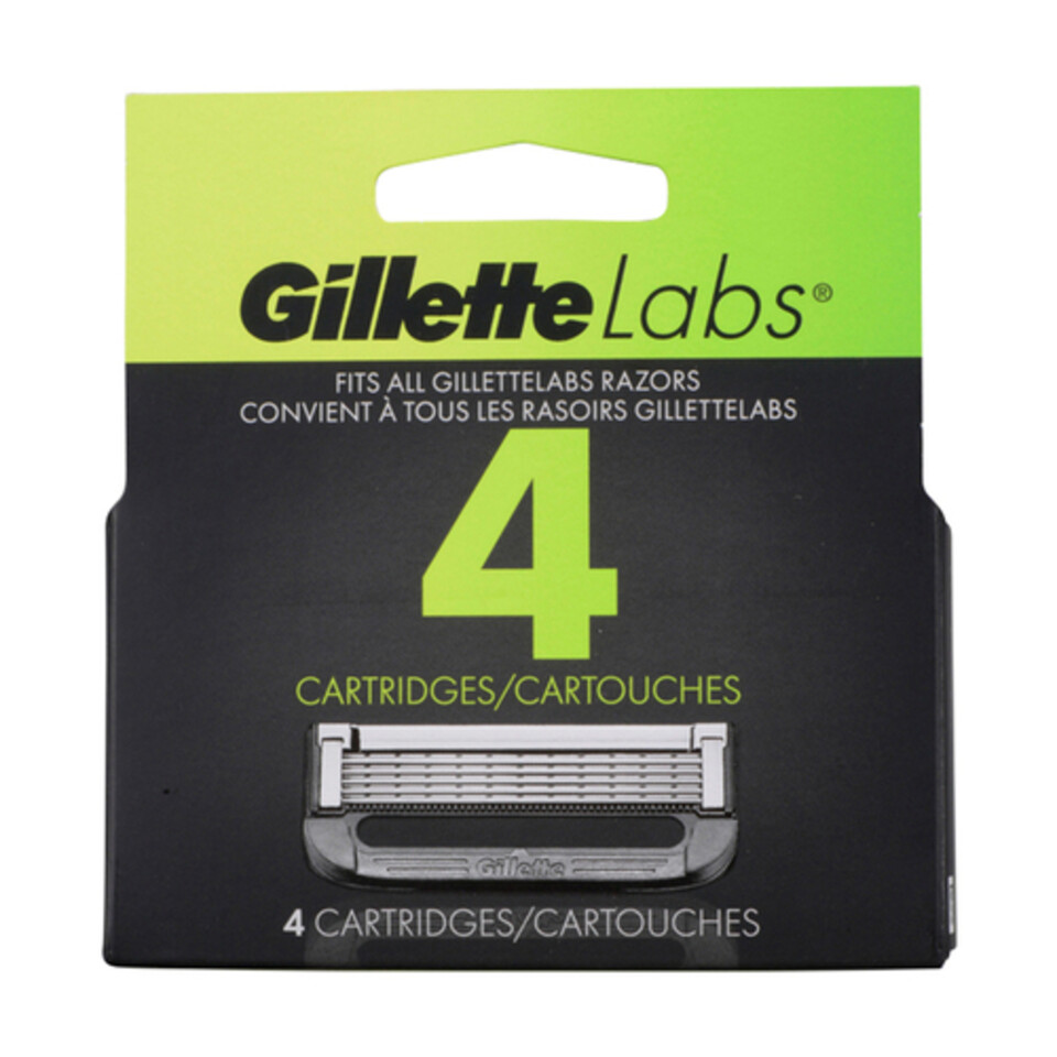 Gillette Labs Razor Blade Refill 4 Cartridges - Voilà Online Groceries ...