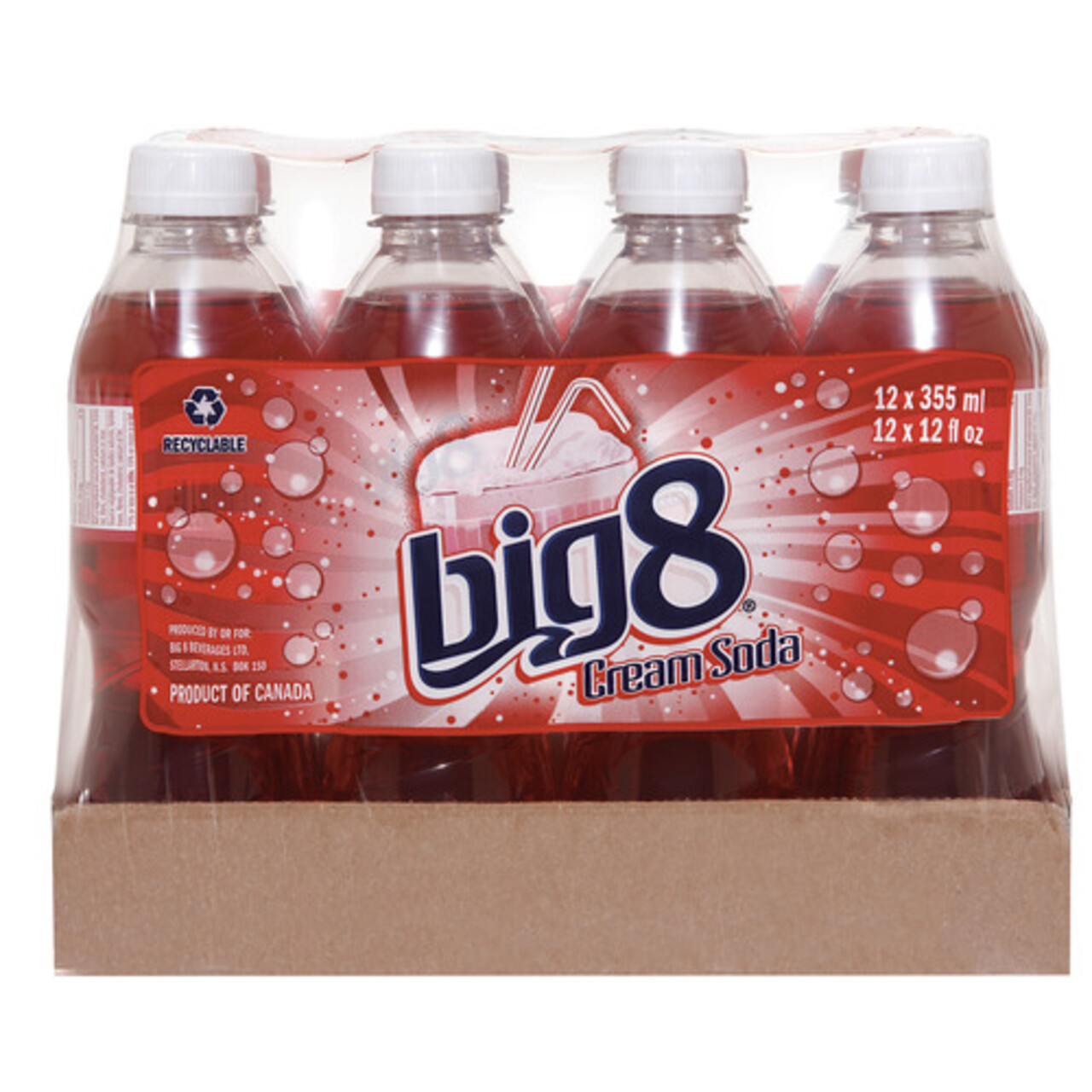 Big 8 Cream Soda 12 x 355 ml (bottles) - Voilà Online Groceries & Offers