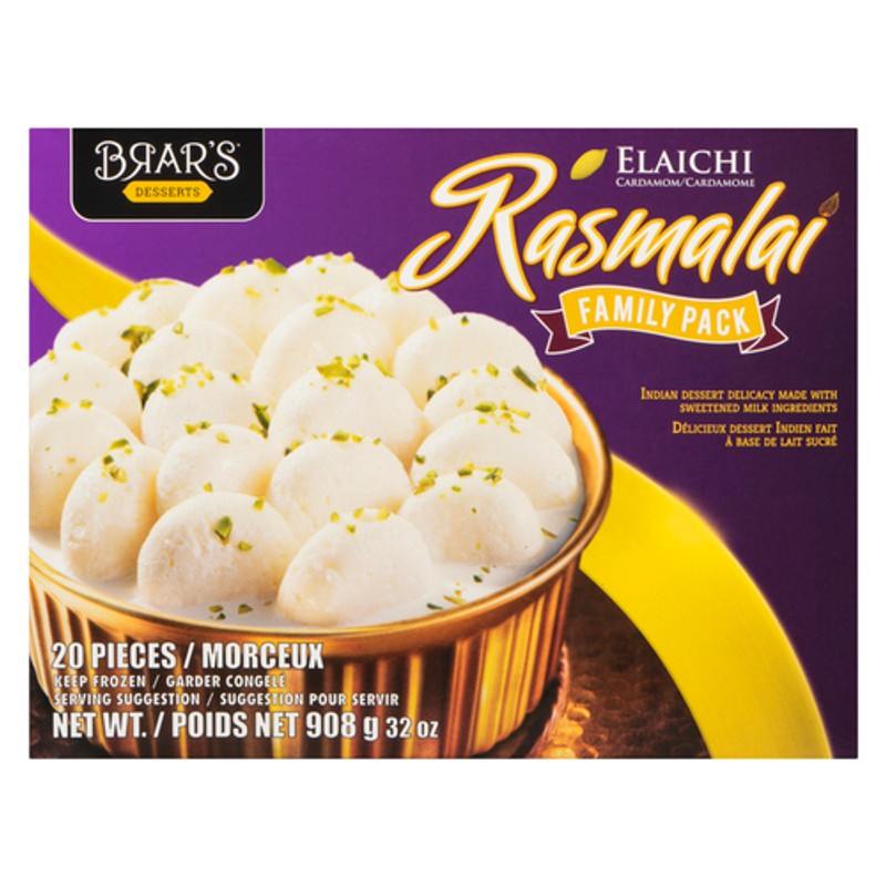 Brar's Frozen Desserts Rasmalai Elaichi Cardamom 908 g - Voilà Online ...