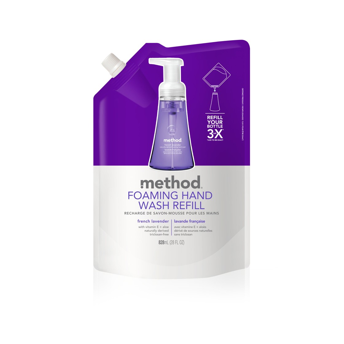 Method Foaming Hand Wash Refill Lavendar 828 ml - Voilà Online ...