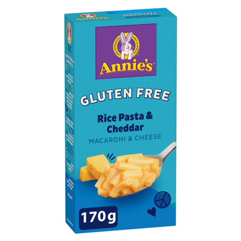 Annie's Gluten-Free Macaroni & Cheese Rice Pasta Cheddar 170 g - Voilà ...