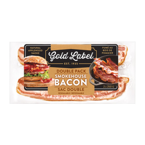 Gold Label Sliced Bacon 500 g - Voilà Online Groceries & Offers