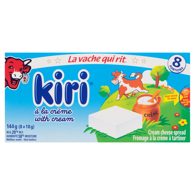 Kiri Cheese Plain 8 x 18 g - Voilà Online Groceries & Offers