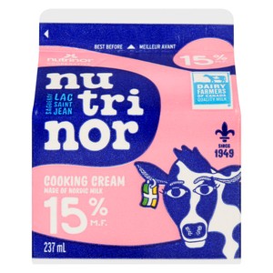 Nutrinor 15% Cooking Cream 237 ml - Voilà Online Groceries & Offers