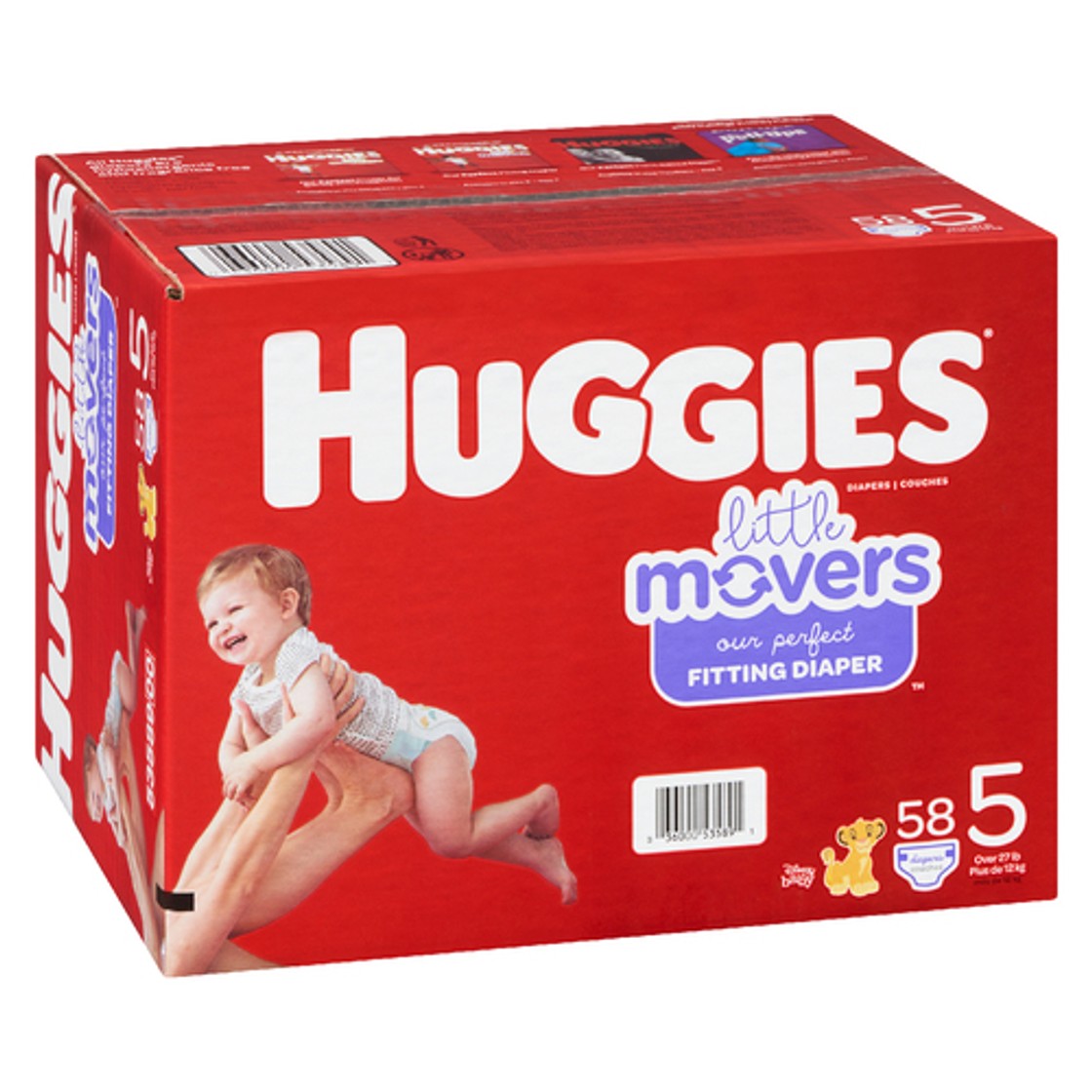 Huggies Little Movers Size Diapers 5 58 Count - Voilà Online Groceries ...