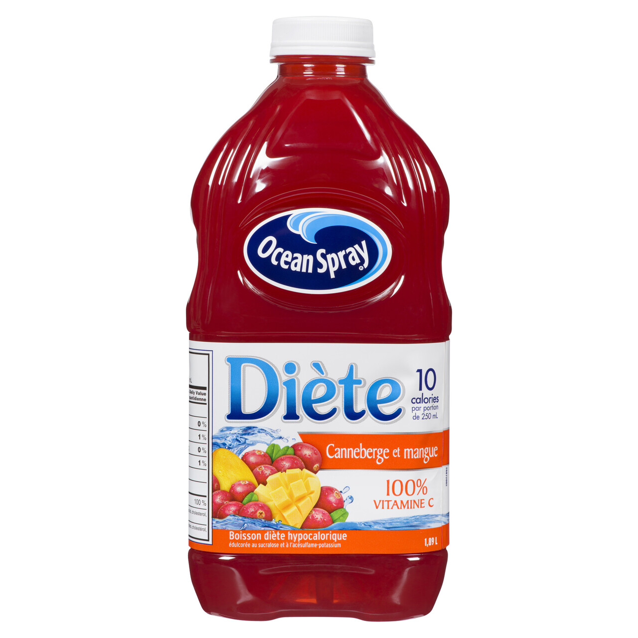 Ocean Spray Diet Cocktail Cranberry Mango 1.89 L - Voilà Online ...