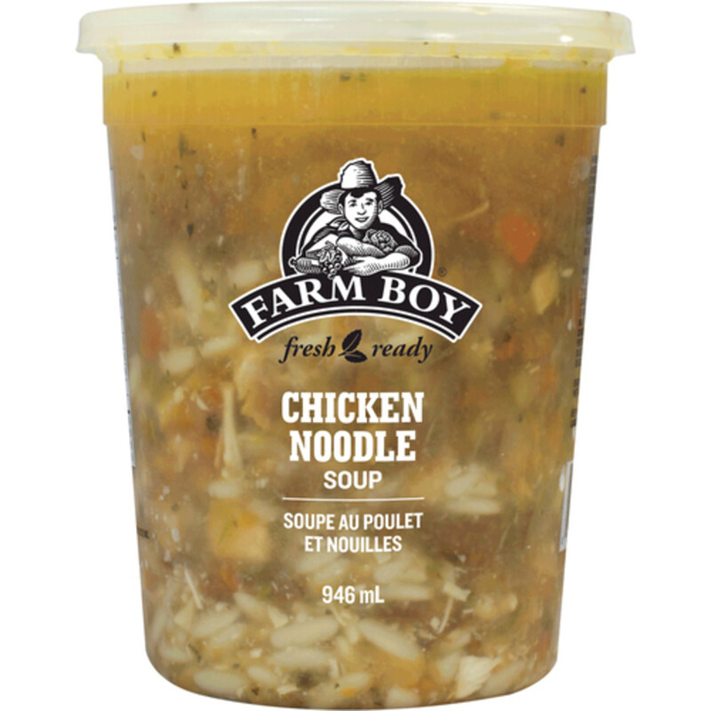 Farm Boy Soup Chicken Noodle 946 ml - Voilà Online Groceries & Offers