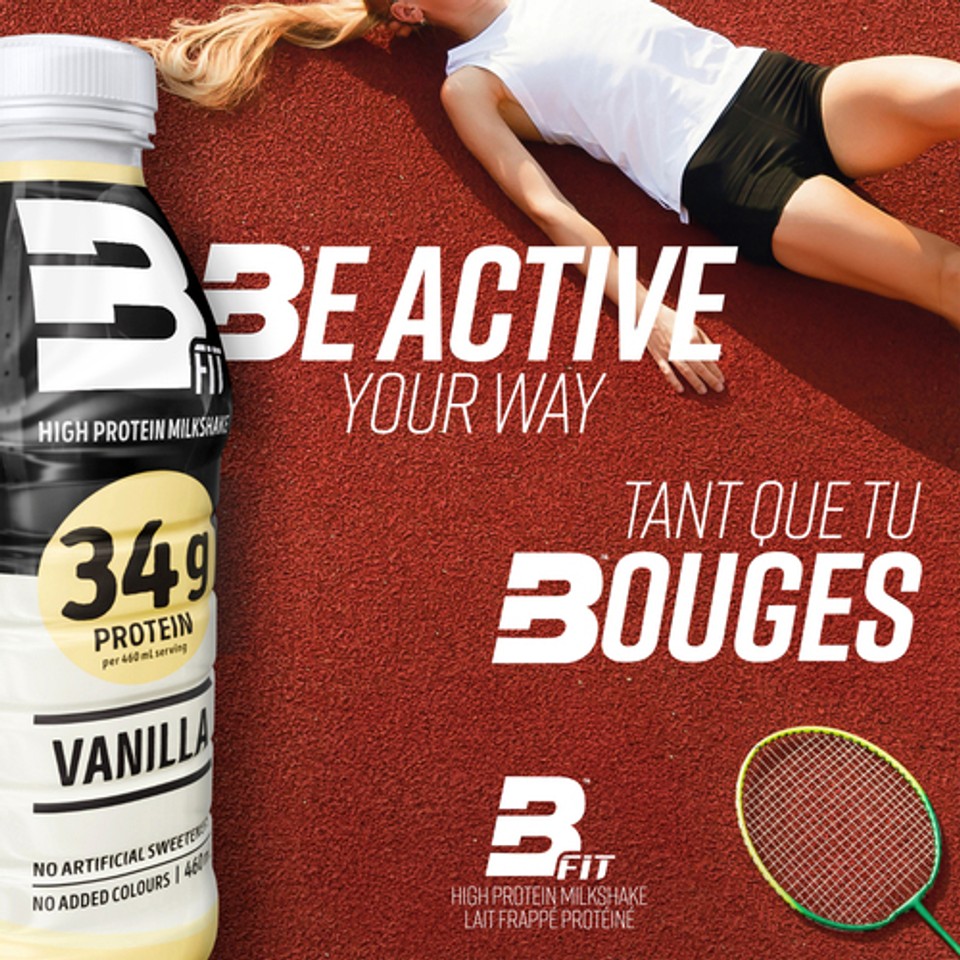 BFIT Shake High Protein Vanilla 460 ml (bottle) - Voilà Online ...