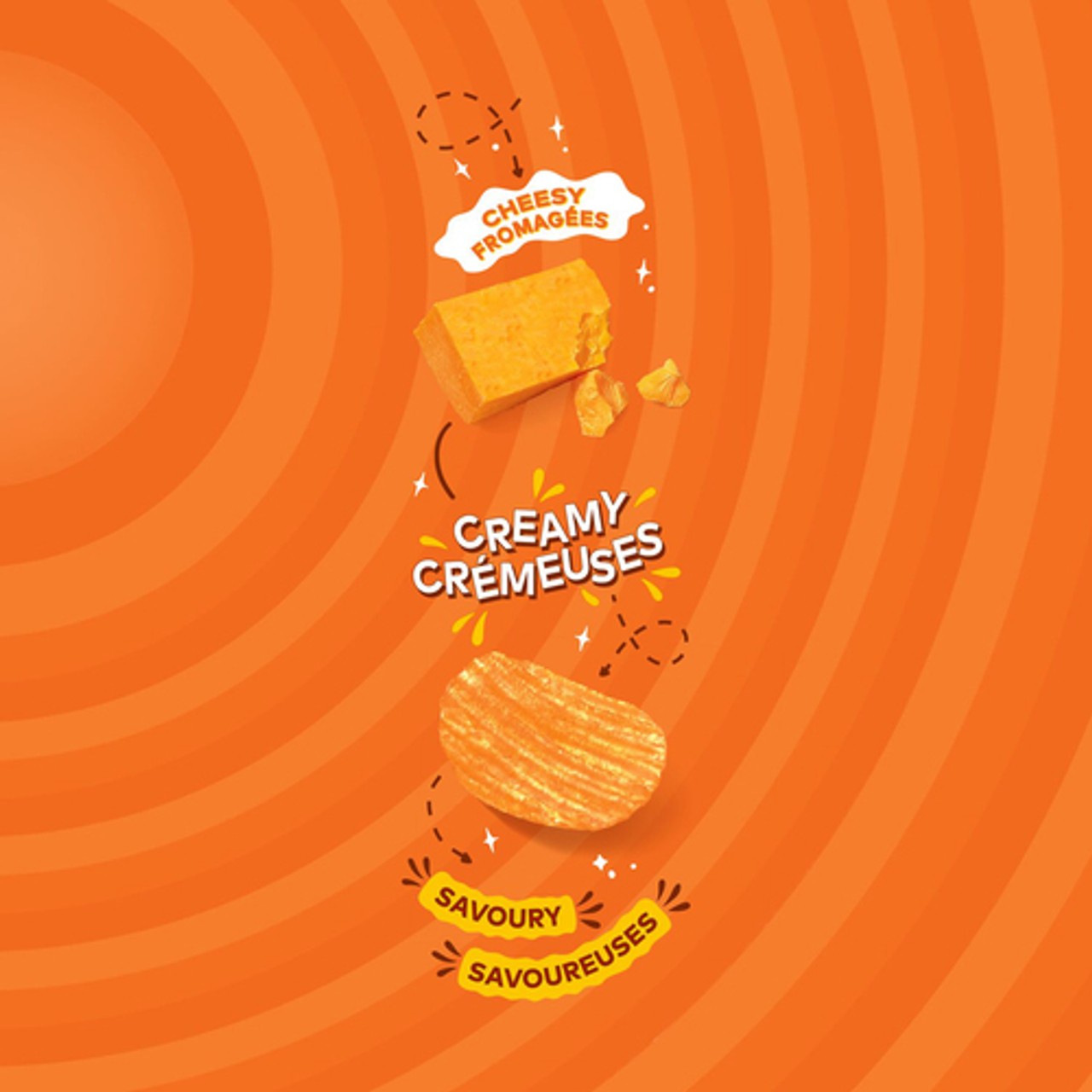 Lay's Potato Chips Wavy Cheddar & Sour Cream 220 g - Voilà Online ...