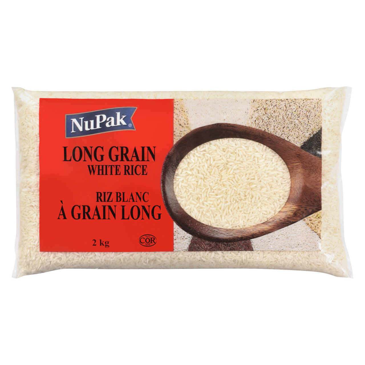 NuPak Long Grain White Rice 2 kg - Voilà Online Groceries & Offers