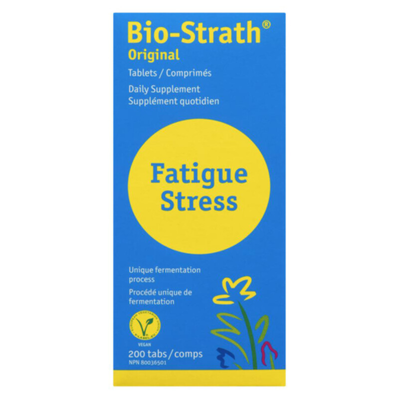 Bio-Strath Daily Supplement Tablets Fatigue Stress Original 200 Count ...