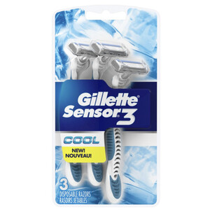 Gillette Sensor3 Disposable Razors Cool 5 Razors - Voilà Online ...